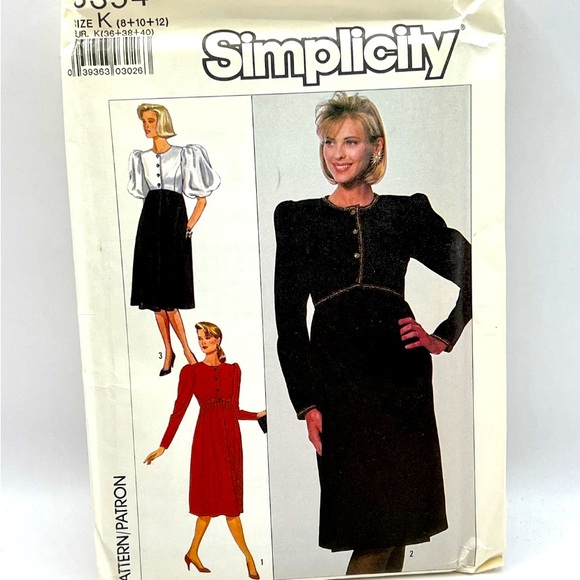 Simplicity | Other | Vintage Simplicity Princess Seam Dress Pattern ...